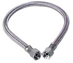 2 FLEXIBLES FIOUL DIAMETRE 8 mm LONGUEUR 0.500 M FEMELLE 12-17 FEMELLE ...